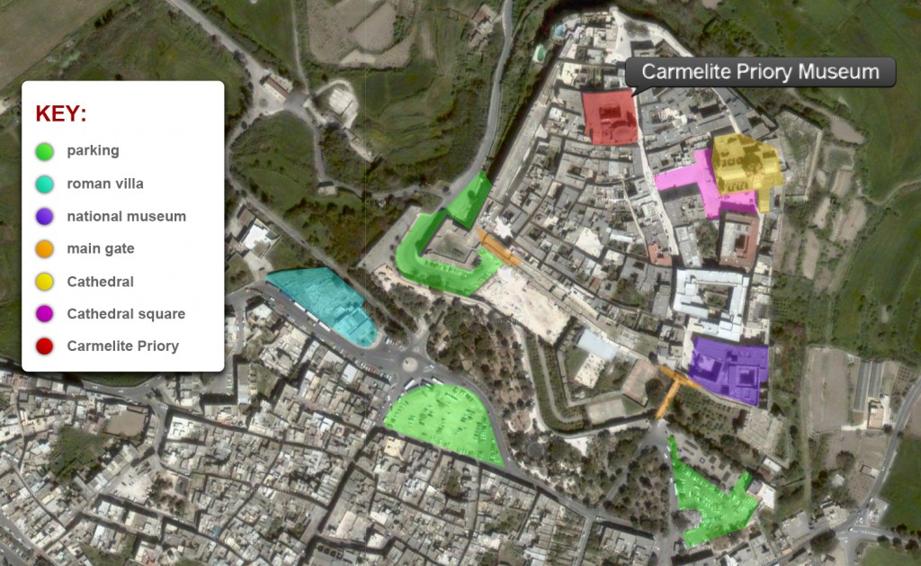 Map - Carmelite Priory